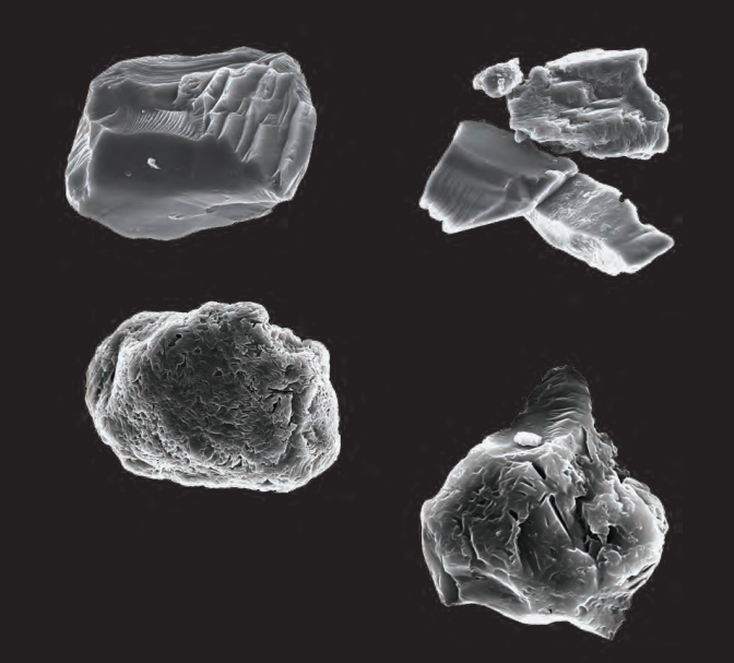 USGS Pubs Warehouse on Twitter: "Scanning electron microscope images of sand and silt from the ...