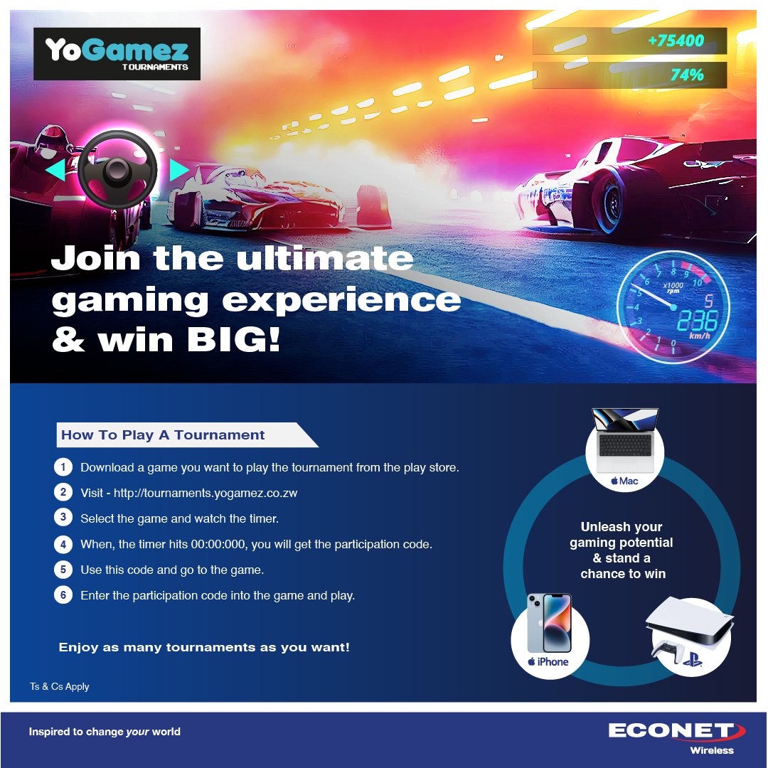 Econet Wireless On Twitter Unleash Your Gaming Potential With Yogamez