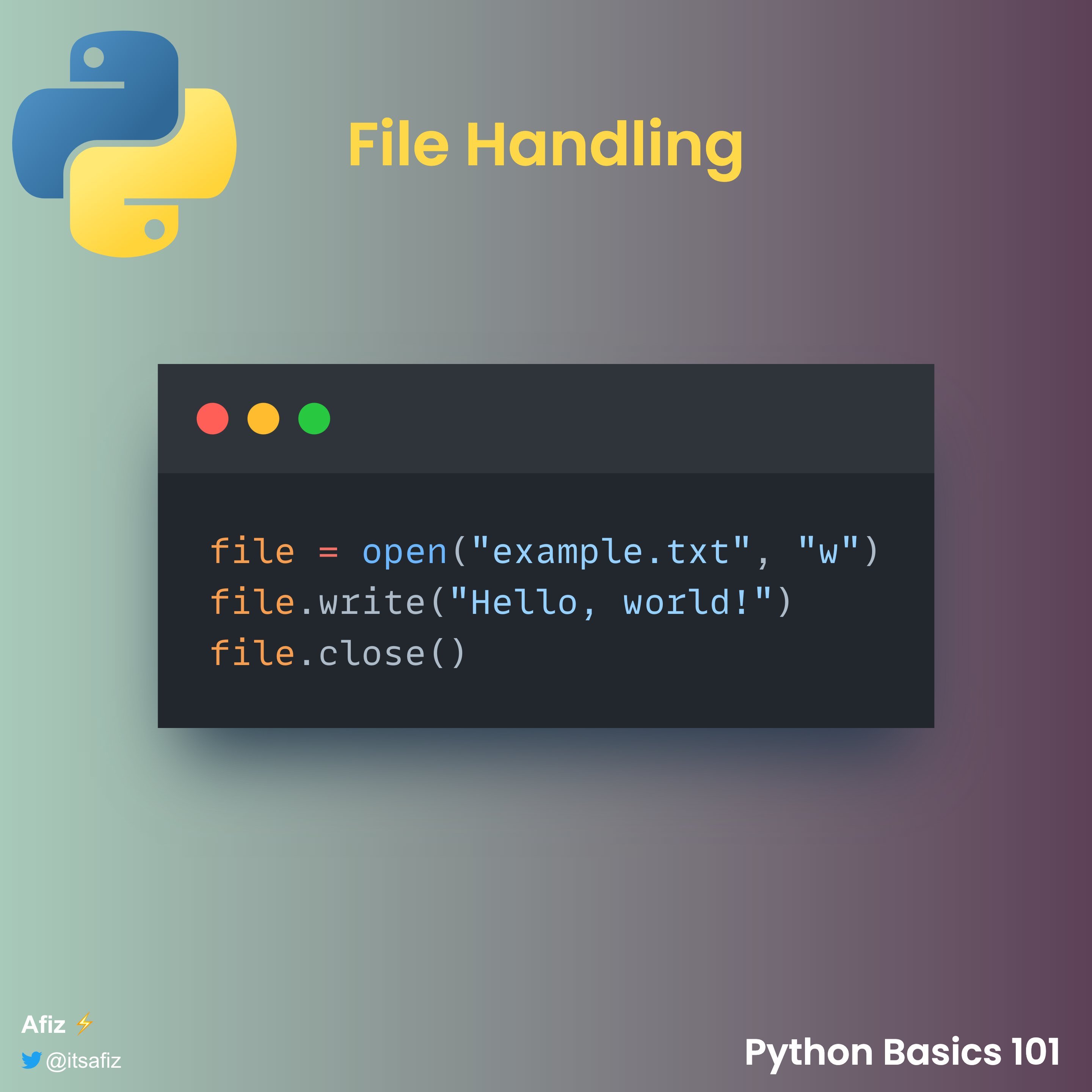 Python Space On Twitter Python Basics 101 Learn Python Basics In One Thread With Code 