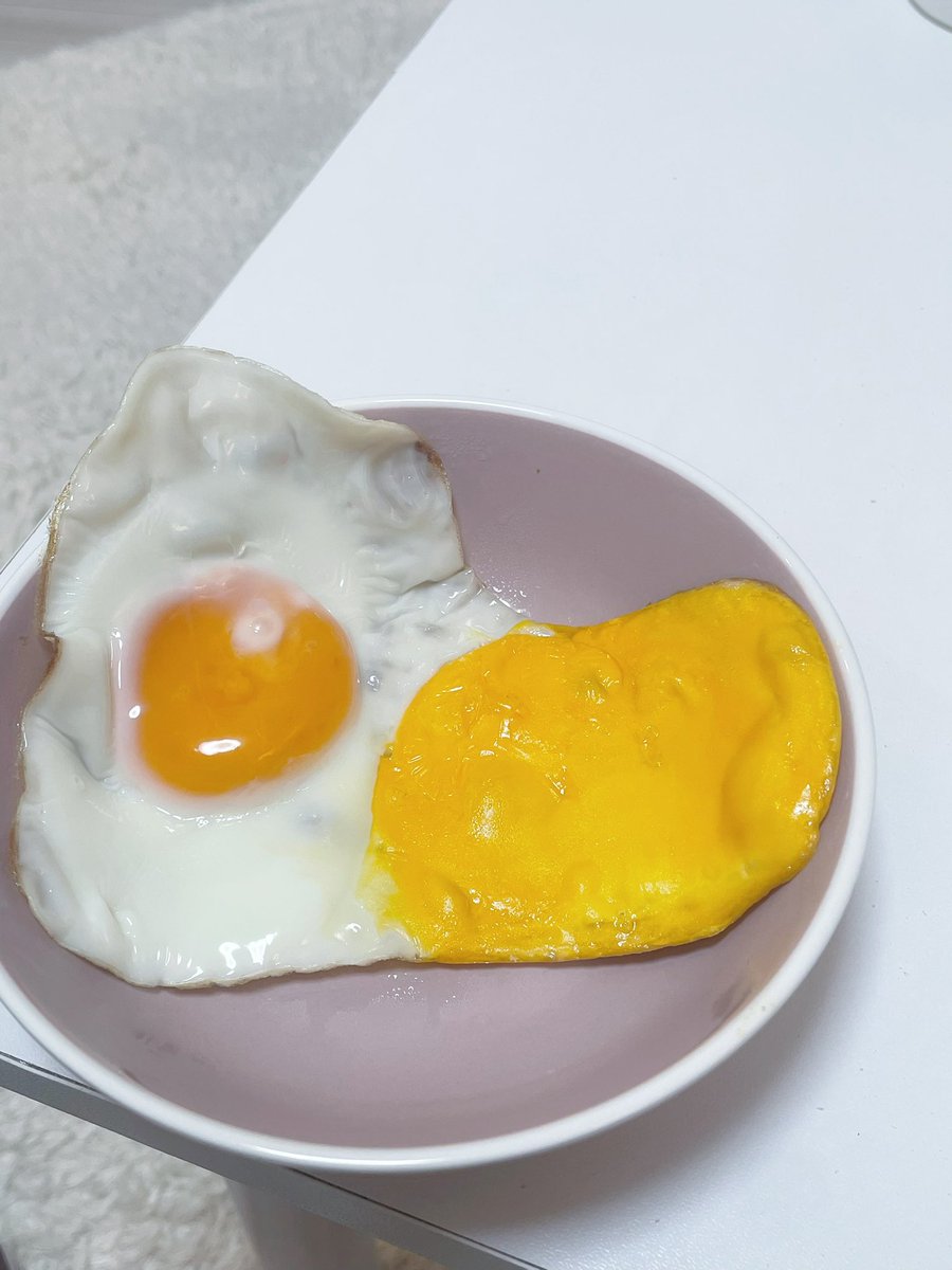 きたやん っ・ω`っ On Twitter Rt Terateraririka 目玉焼きつくれたけどアヒルみたいになった