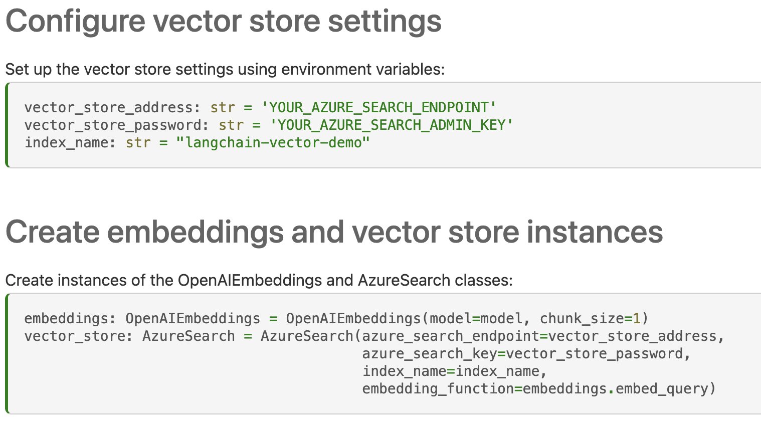 langchain on Twitter: "🟦Azure Cognitive Search Vectorstore And finally, the biggest of them all ...