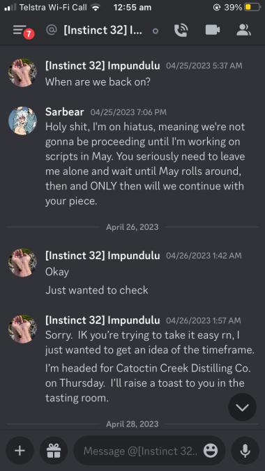 Cutie Tooty Booty {nsfw} Closed 16 16 1 1 On Twitter He Would Constantly Message And