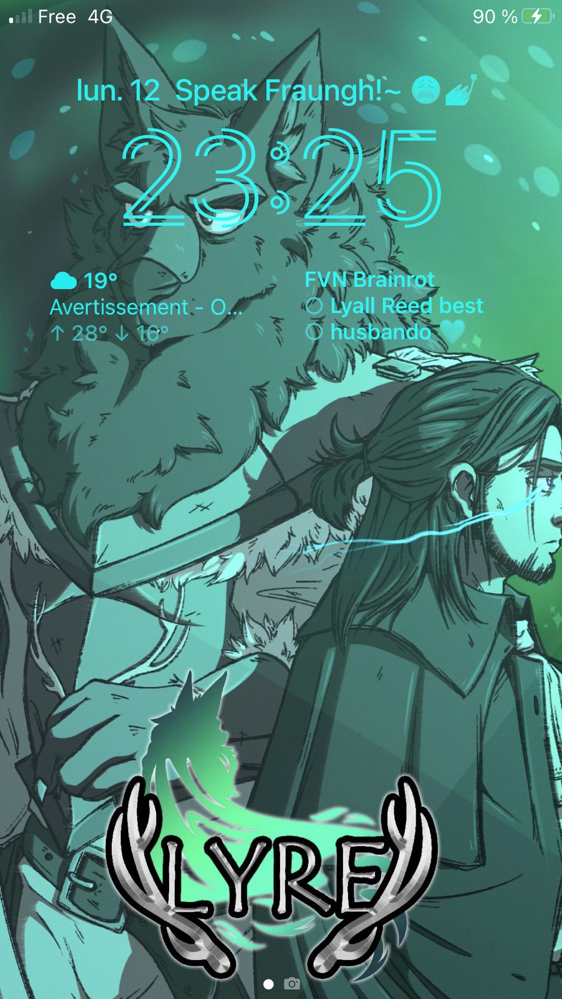 DaiRoda on Twitter: "QRT with your lockscreen Here’s mine ! Lyall and Richter from the visual ...