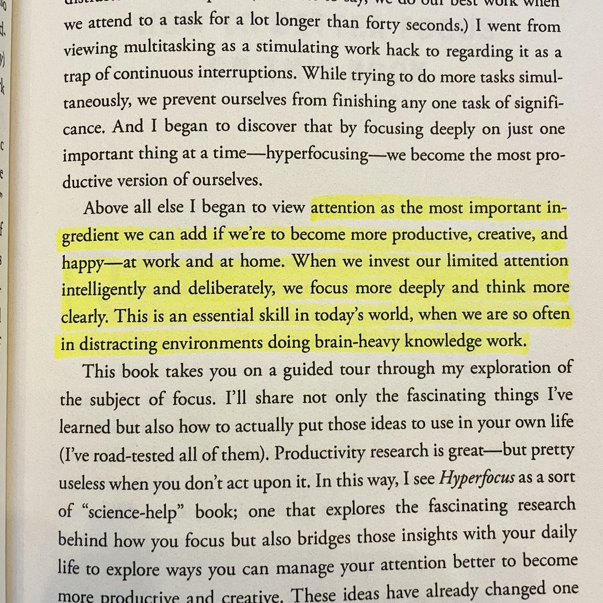 "Hyperfocus by Chris Bailey" Hyperfocus is one of the most practical ...