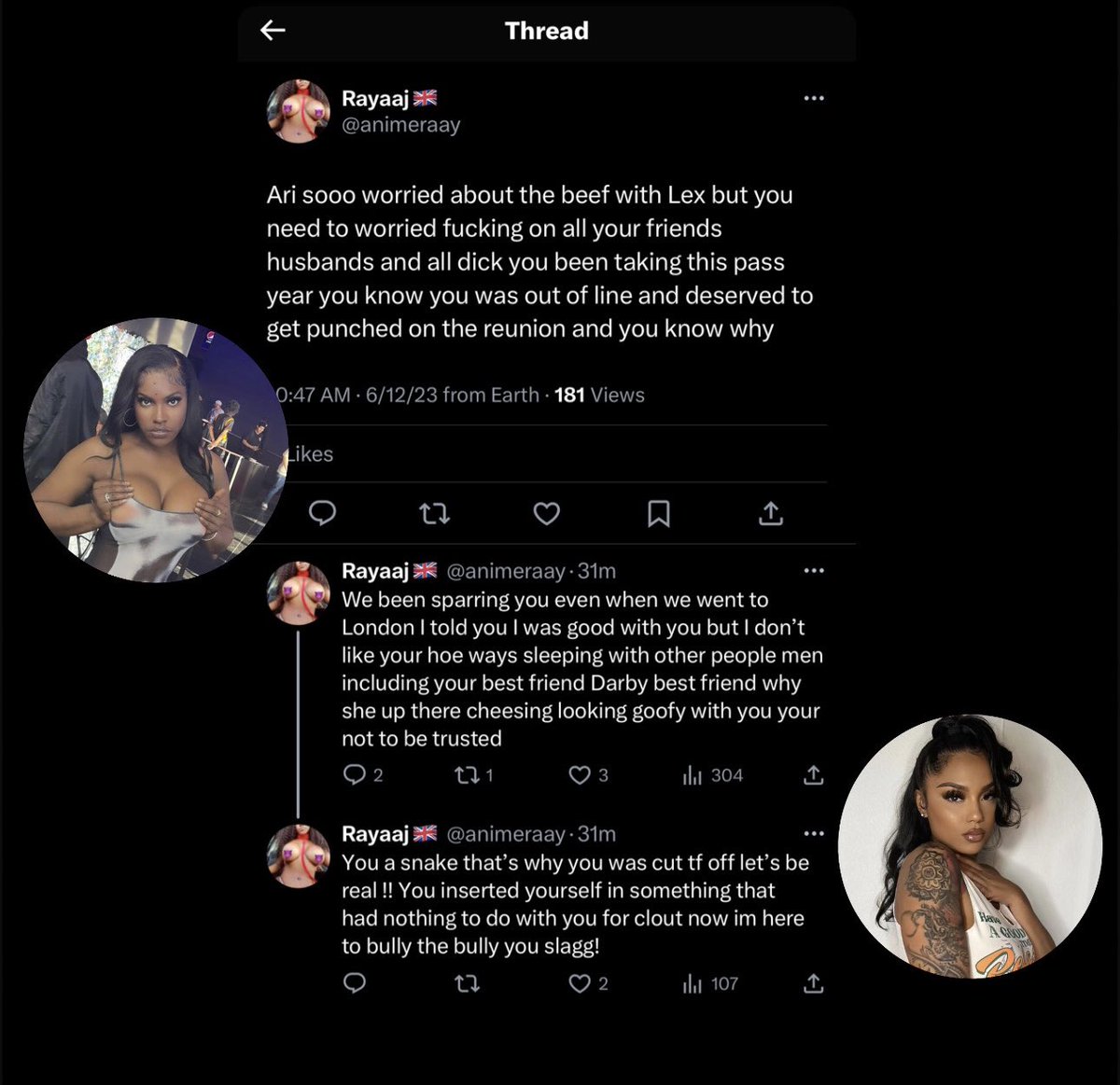 Big Lex Baddie Collection Inc On Twitter Sooray Claps Back To Ariana