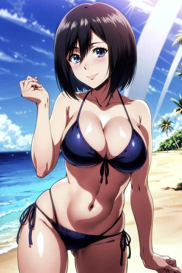 Attack On Titan Mikasa Swimsuit