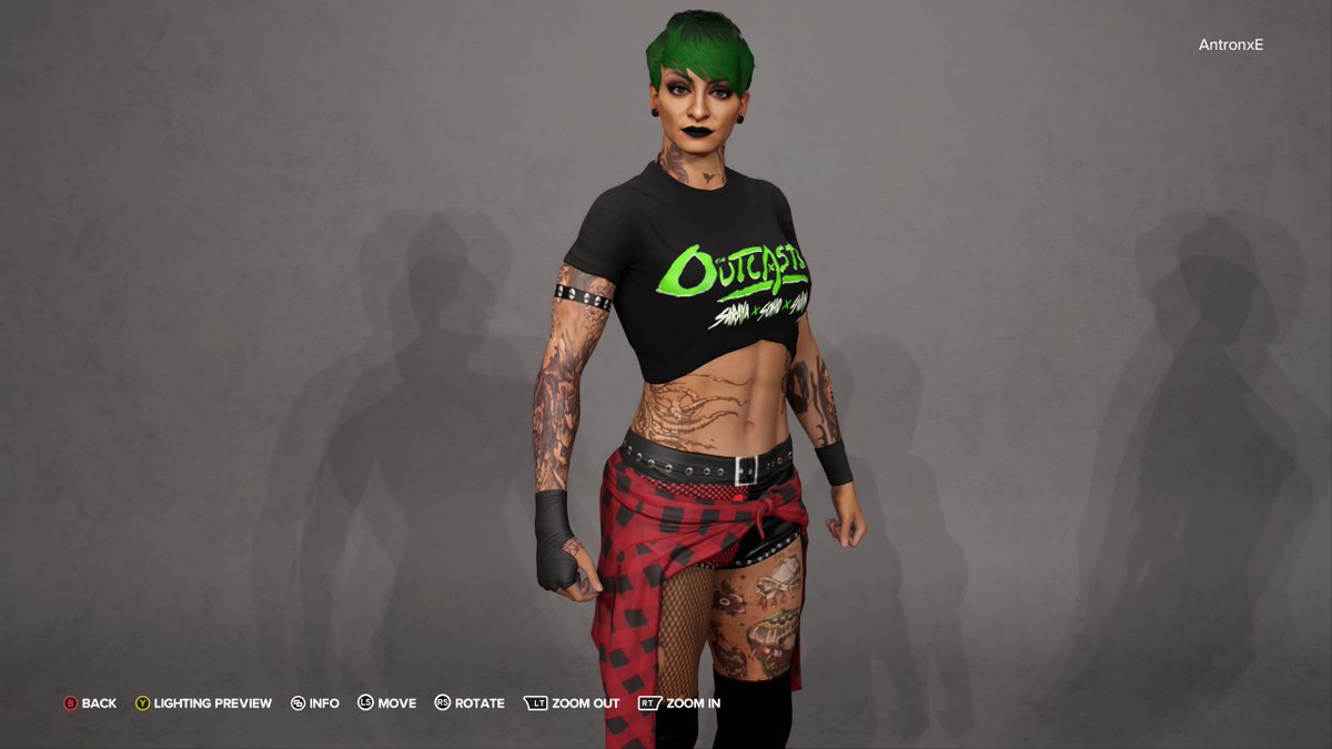 Tone-E on Twitter: "AEW Pack 4/3 Ruby Soho Now Available on Community Creations Thanks to ...