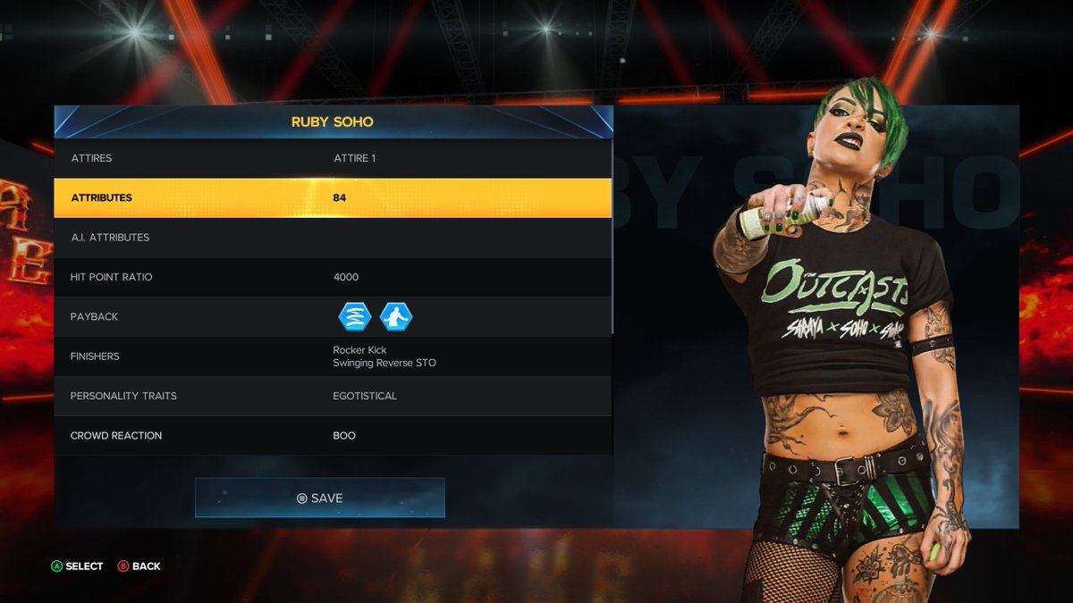 Tone-E on Twitter: "AEW Pack 4/3 Ruby Soho Now Available on Community Creations Thanks to ...