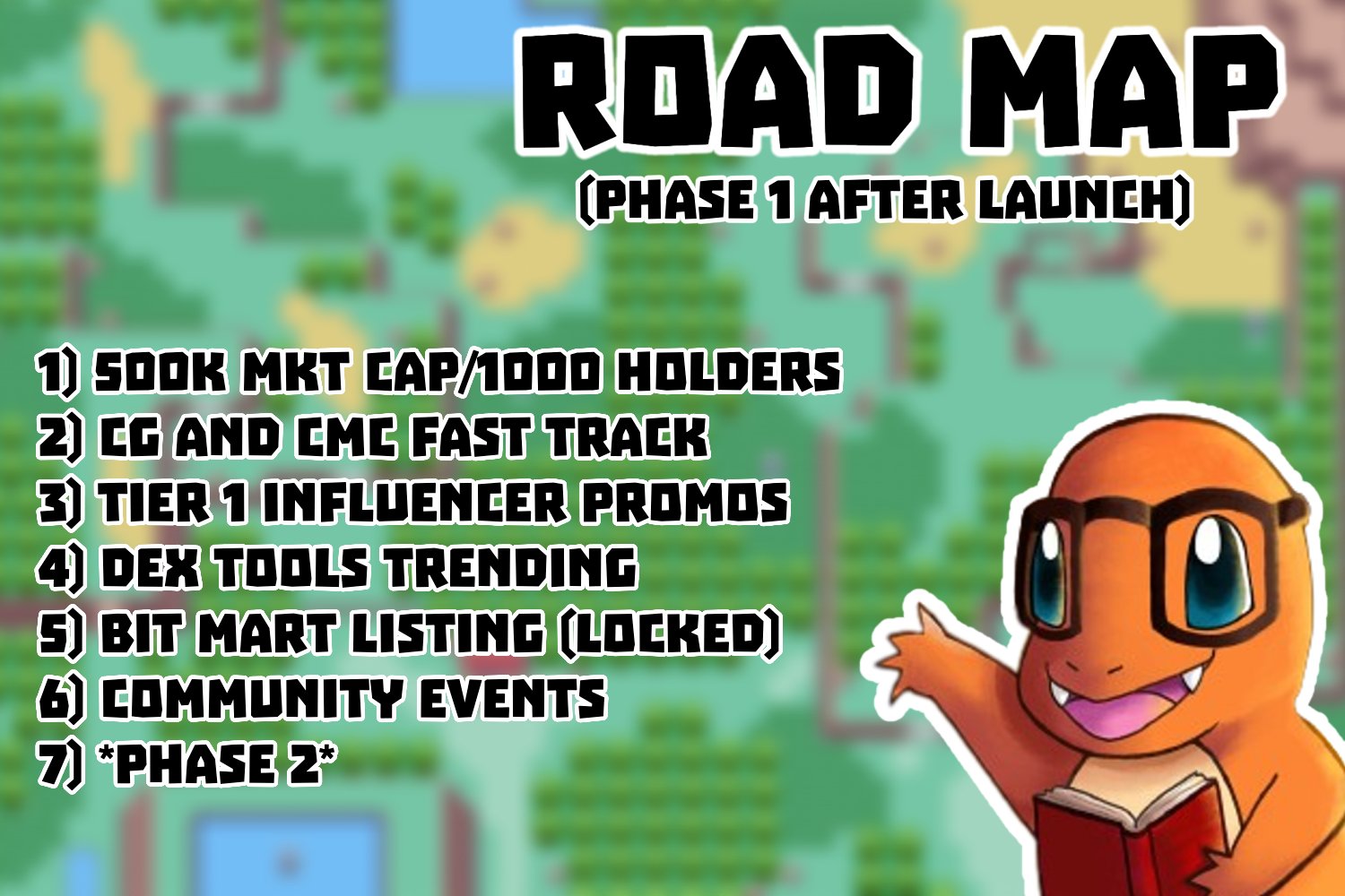 Charmander Coin on Twitter: "OFFICIAL POST-LAUNCH ROAD MAP FOR $CHAR 🔥 If you want to see our ...