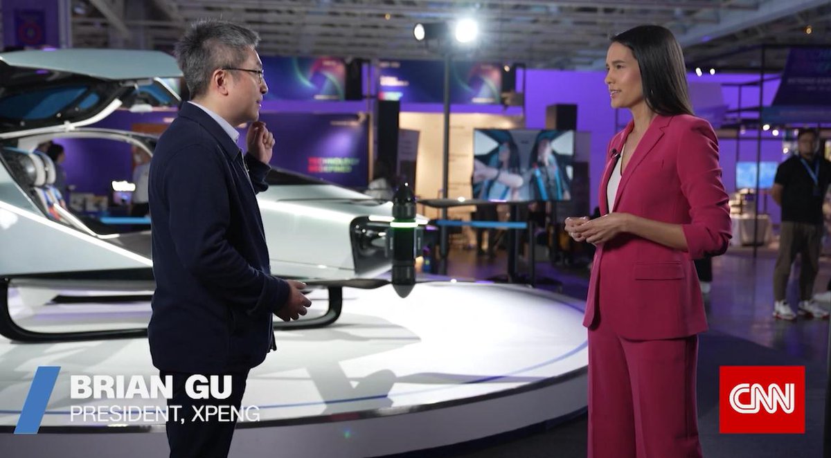 XPENG on Twitter: "Brian Gu, XPENG Co-president, had an in-depth discussion with @CNN 's ...