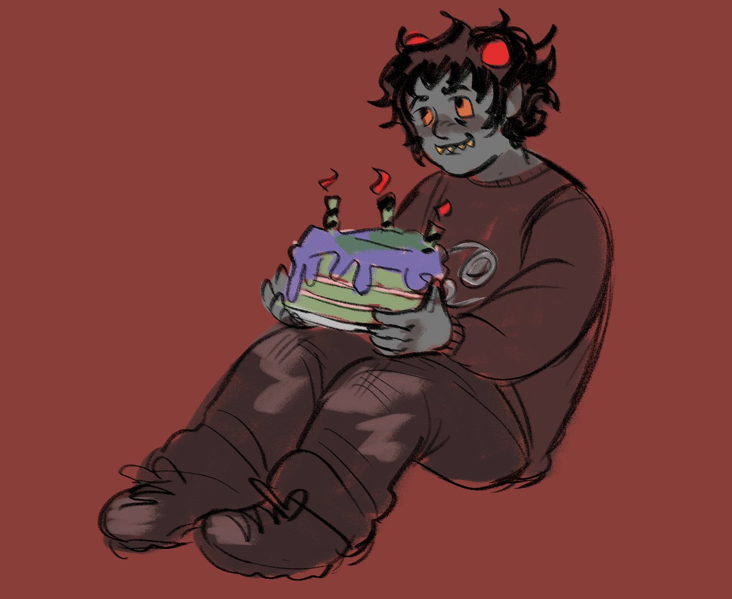 Homestuck Karkat Wallpaper Cake