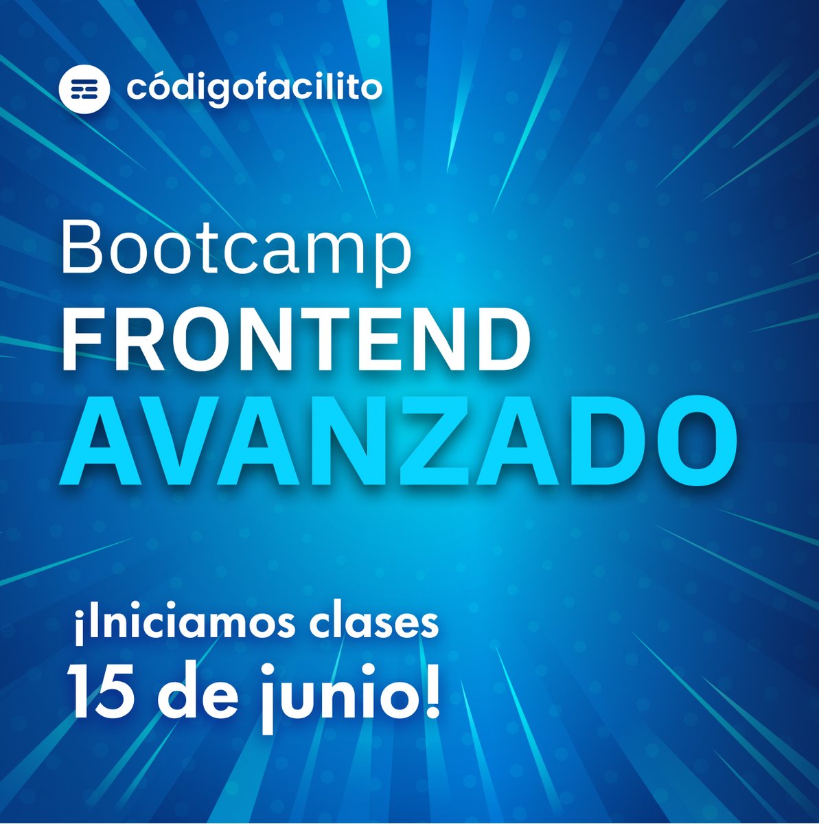 Código Facilito 🐊 on Twitter: "Estamos a 3 DÍAS de arrancar el Bootcamp de Frontend AVANZADO de ...