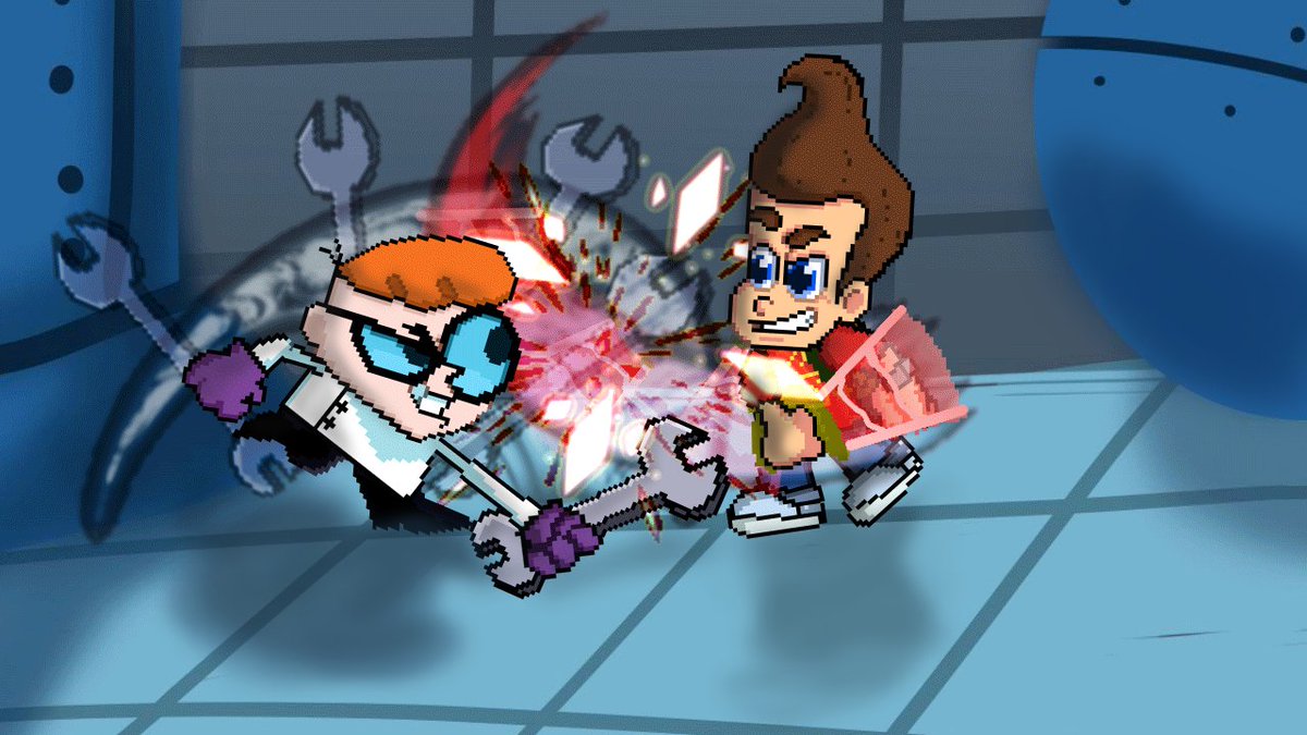 KJsArtBlog 🏳️‍⚧️ on Twitter: "A few new Dexter vs Jimmy Neutron Sprite renders I decided to make ...