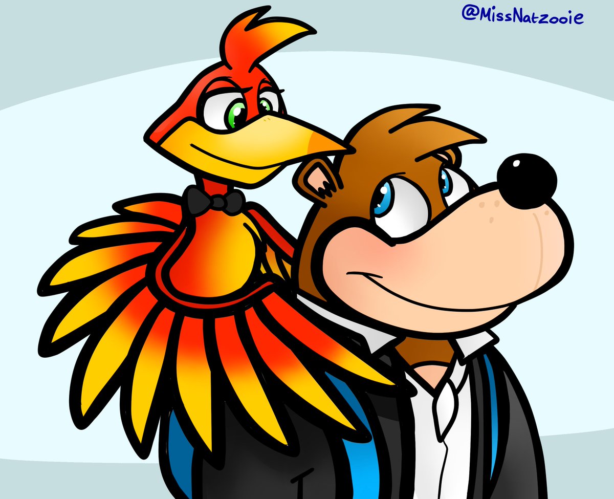 💙shayshay💖 on Twitter: "RT @MissNatzooie: Wanted to draw a very sweet moment between Banjo ...