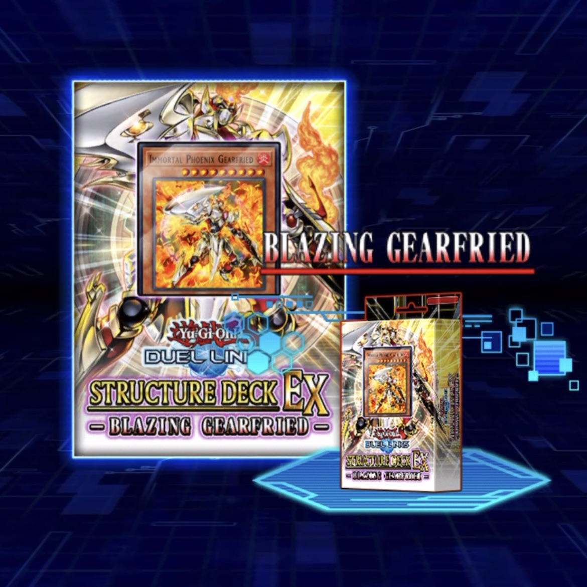 Yu-Gi-Oh! DUEL LINKS on Twitter: "Rising warriors, ignite! Structure Deck EX Blazing Gearfried ...