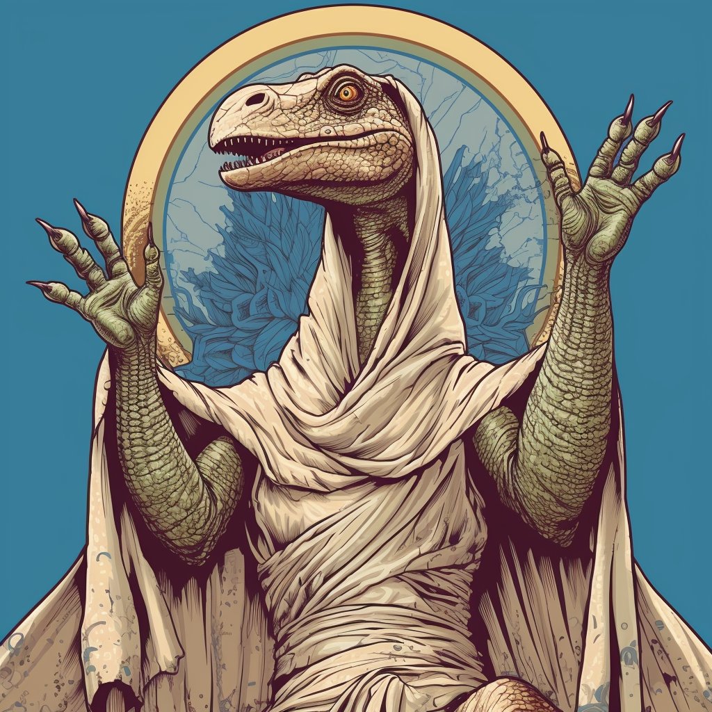 Raptor Jesus Wallpaper