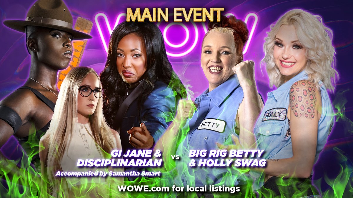 Wow Women Of Wrestling On Twitter Its Our Main Event And Its Tag Team Action With Gi Jane