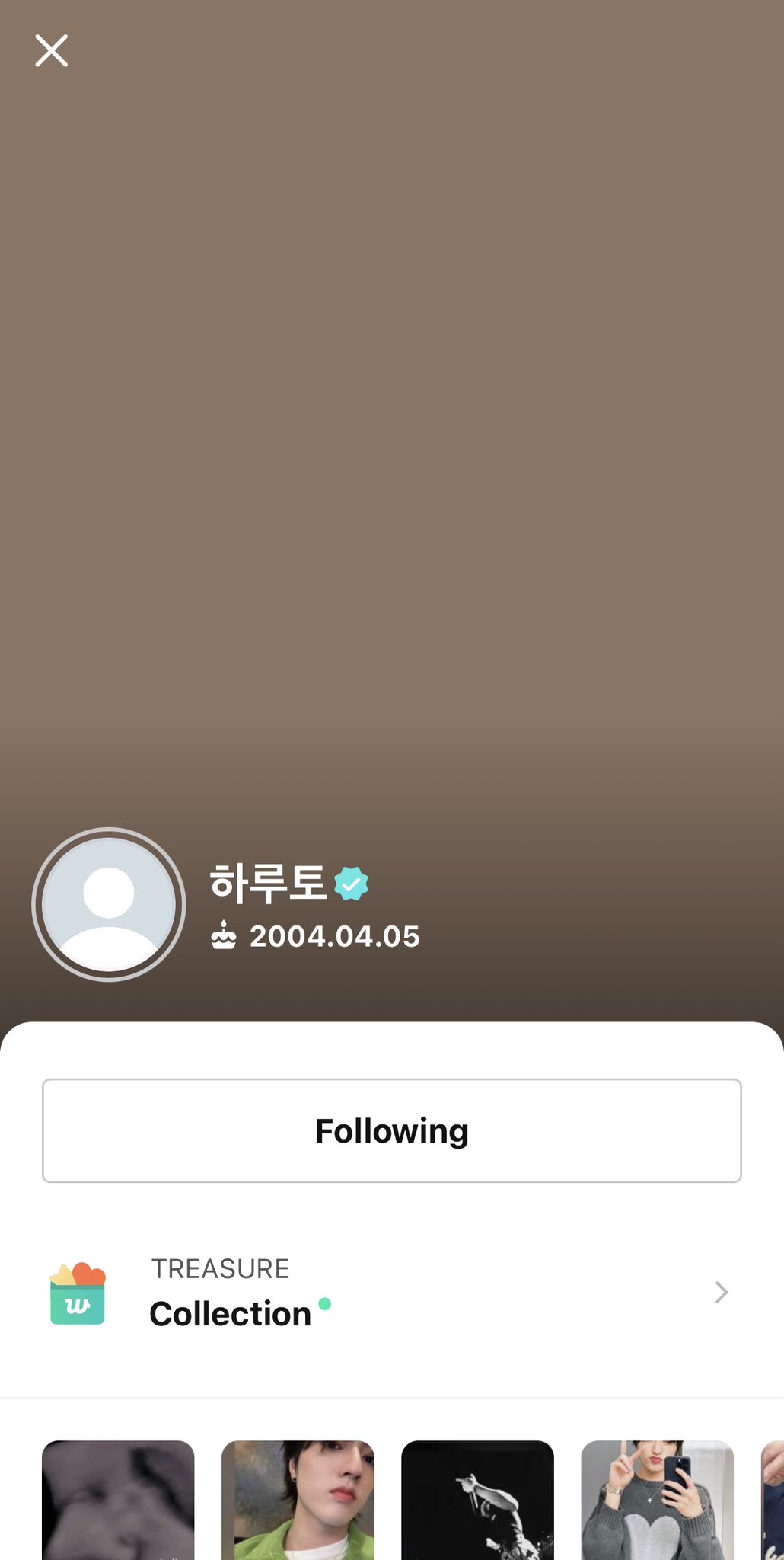 TREASURE INA on Twitter: "「230613」 #HARUTO Weverse update 🦋: Hello Haruto deleted his profile ...