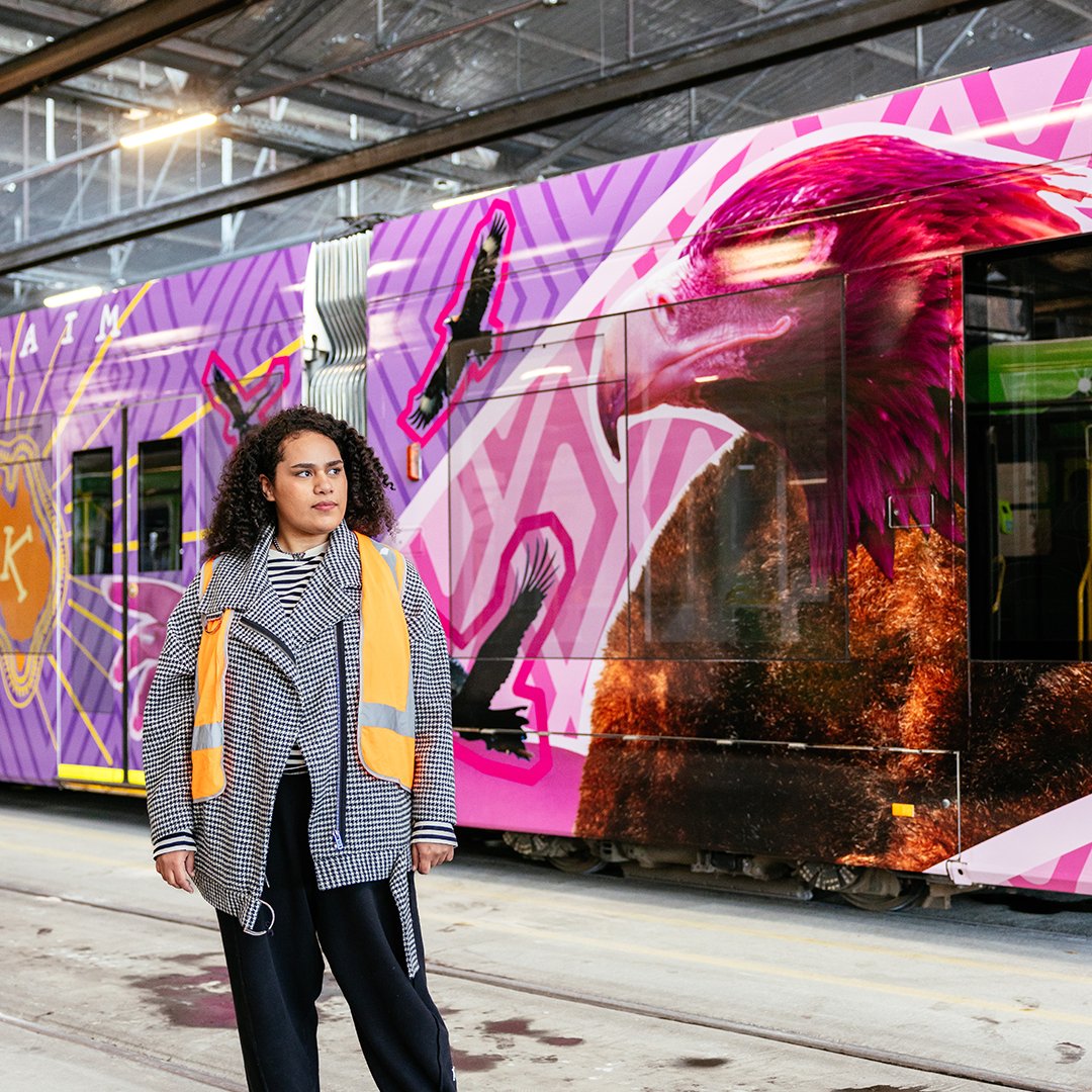 RISING on Twitter: "Our first 2023 Melbourne Art Tram has officially hit the tracks. From today ...
