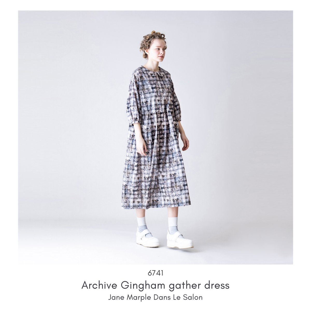 Jane Marple on Twitter: "シーズンのフィナーレを飾るのはリバティプリント。 アーカイブに所蔵されている花柄をパッチワークにつなぎチェック柄に透過した「Archive ...