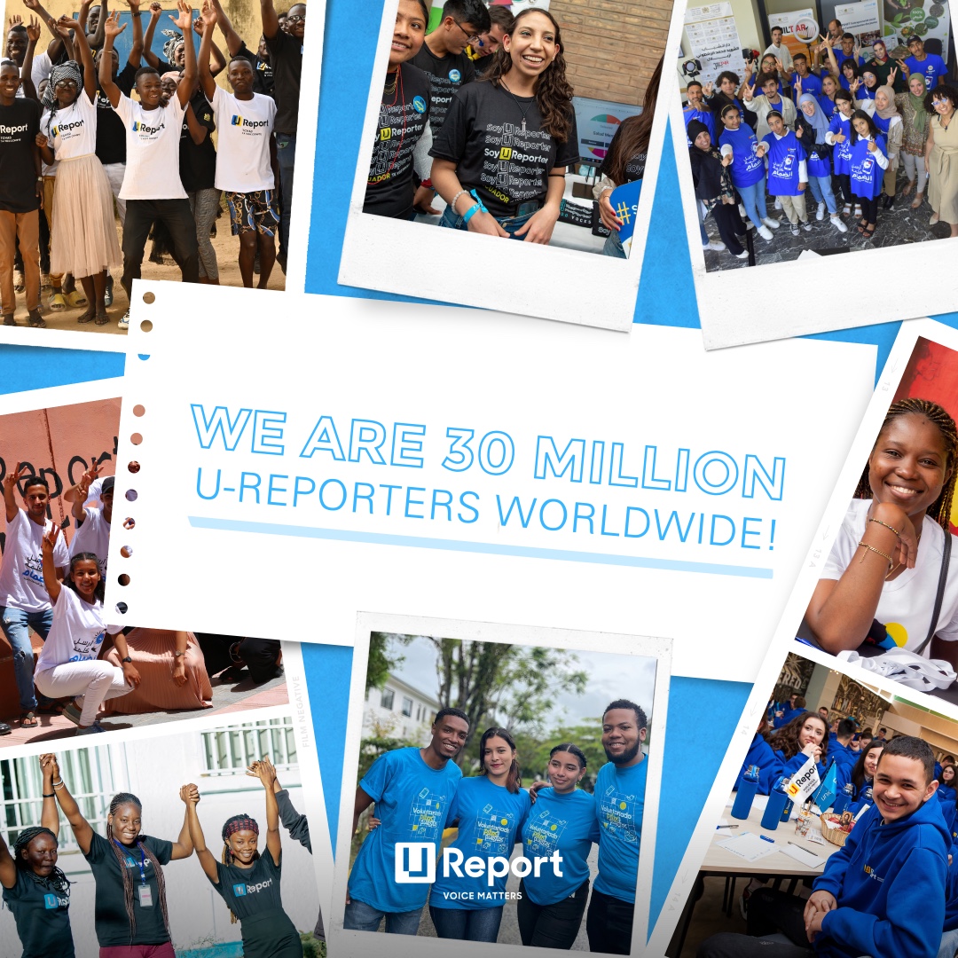 Catherine Russell on Twitter: "RT @UReportGlobal: 3️⃣0️⃣ million young people are part of U ...