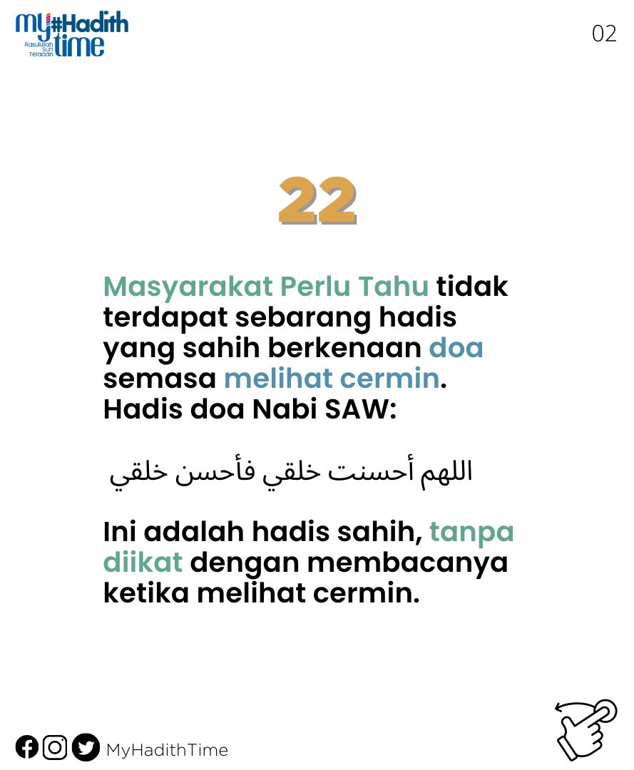 Masyarakat Perlu Tahu (Part 4) - Thread from My #HadithTime @myhadithtime - Rattibha