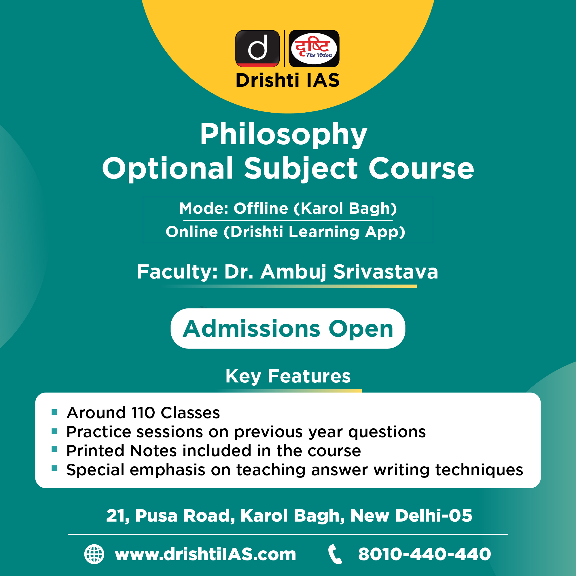 Drishti IAS English on Twitter: "Is your Optional subject Philosophy? Then this course is for ...