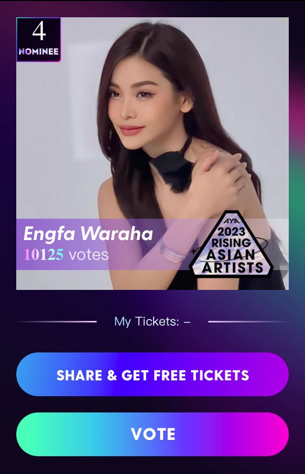 Engfa Vietnam Official Fans on Twitter: "📣 Bình chọn giải thưởng 2023 Rising Asian Artists Thời ...