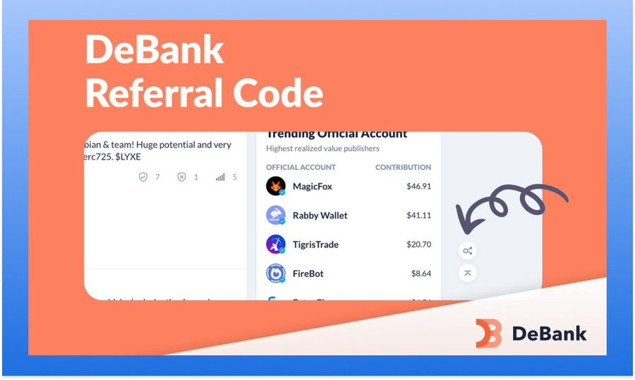 voxvex.eth (💙,🧡)🛸 on Twitter: "4/ 推荐系统 在Debank的Twitter上，他们宣布了推荐系统的引入。 根据他们的说法，所有链接点击都将被视为对Debank ...
