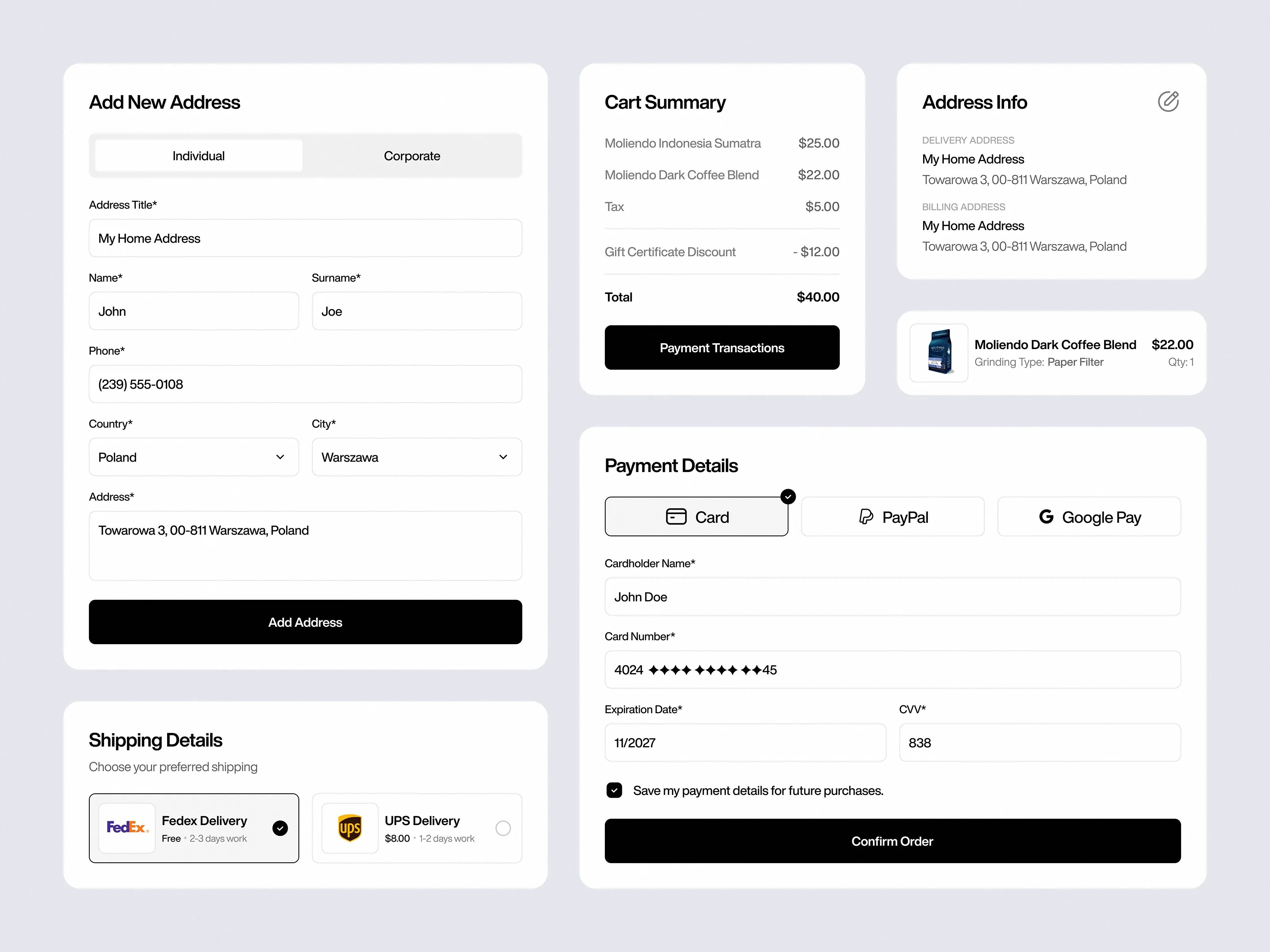 9 Order Summary Ui Ideas Ui Design Ui Design Inspirat
