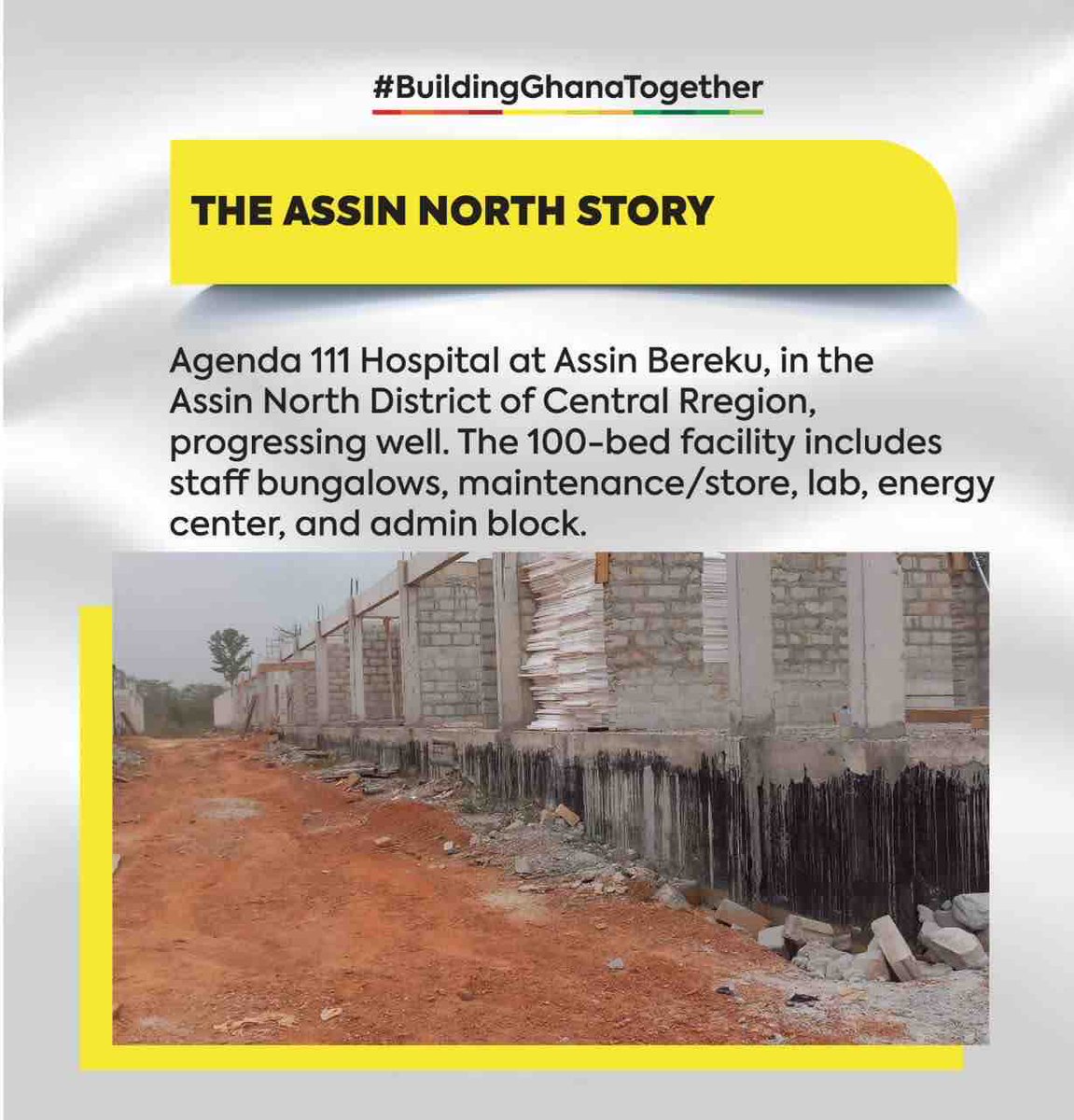 Nαɳα Kɯαɱҽ on Twitter: "RT @NPP_GH: THE ASSIN NORTH STORY 📍Agenda 111 Hospital at Assin Bereku 📍 ...