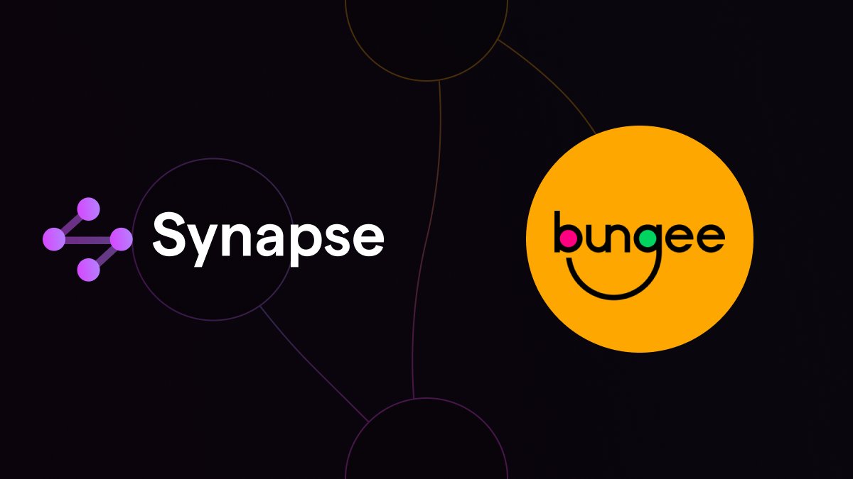 Synapse Labs on Twitter: "1/ Big news! @BungeeExchange a leading bridge aggregator now supports ...