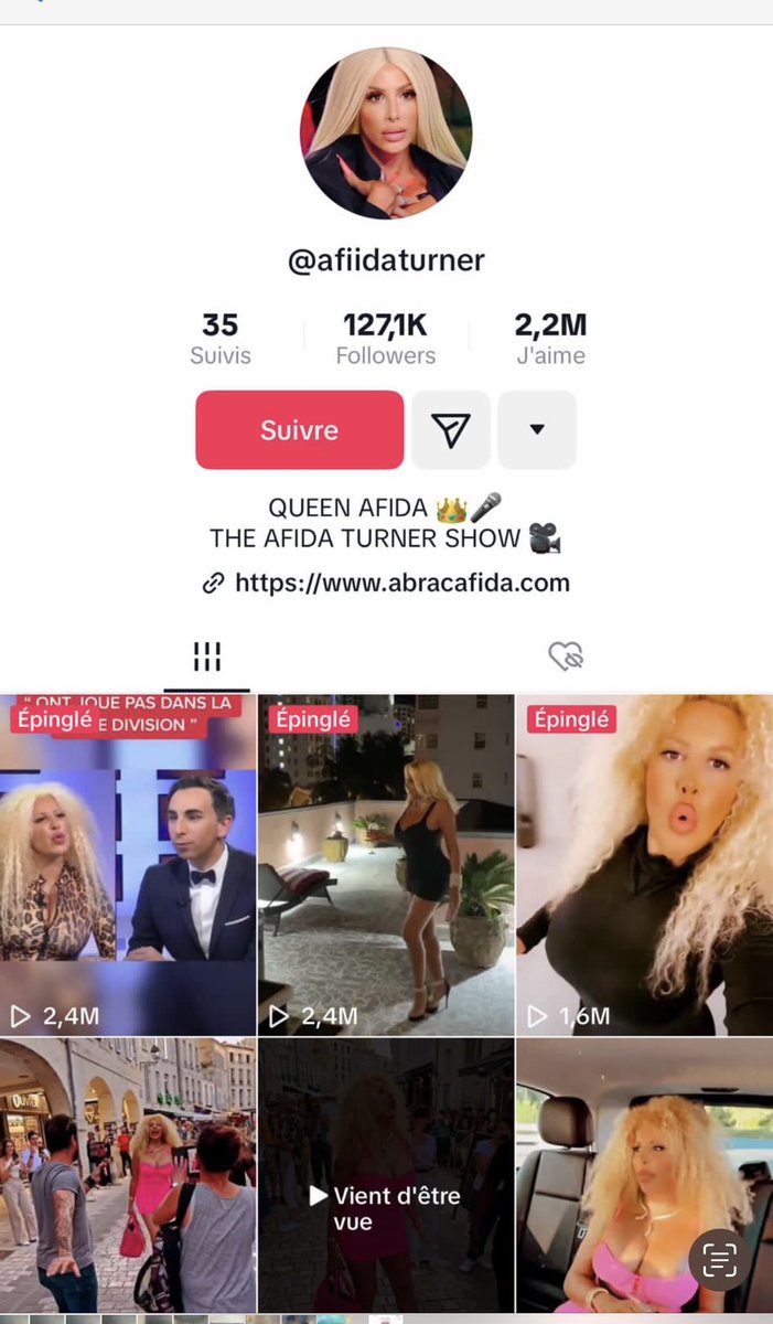 Afida Turner on Twitter: "ALERTE INFO CE COMPTE EST FAKE NOUS AVONS DÉPOSÉ PLAINTE POUR ...