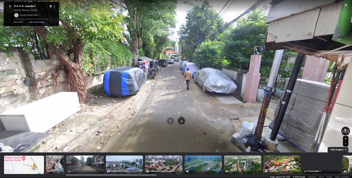 Andy on Twitter: "Jalan Ir. H. Juanda samping stasiun juanda dan deket jalan pecenongan"