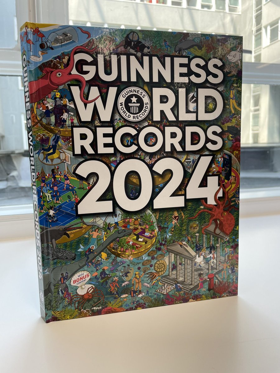 Guinness World Record 2024 Book - Image to u Guinness World Record 2024 Book - Image to u