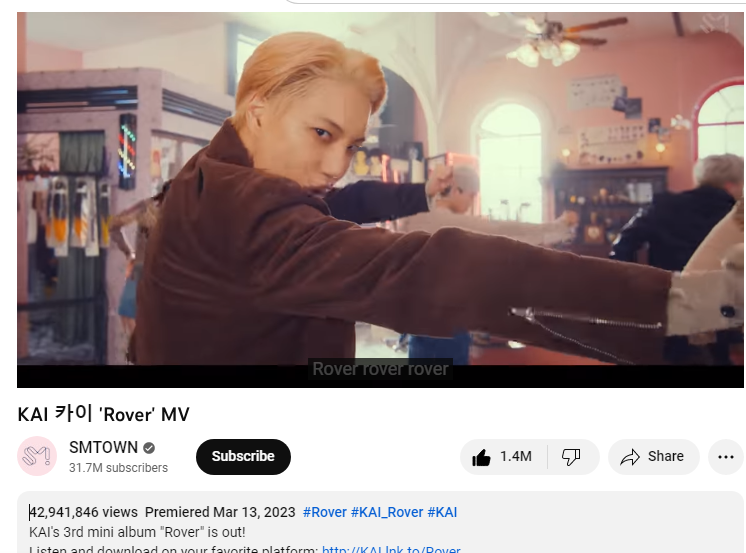 Royaᴷᴬᴵ😔 EXIST on Twitter: "RT @AlegnaKai: #KAI #KAI_Rover https://youtu.be/zlTIextYnyQ KAI 카이 ...