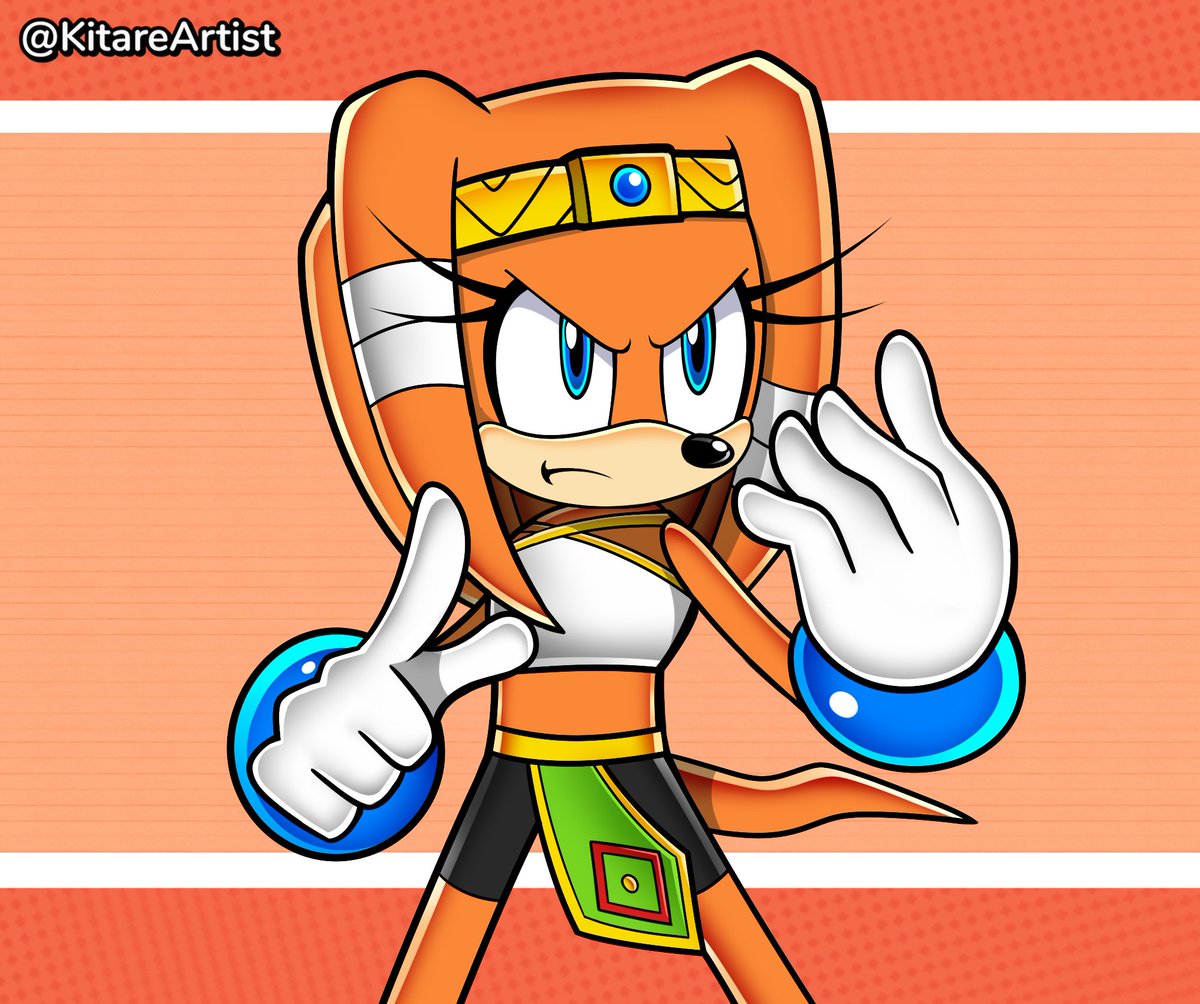 Modern Tikal & Tribal Knuckles from " T」|Kitare - COMMS OPEN!のイラスト