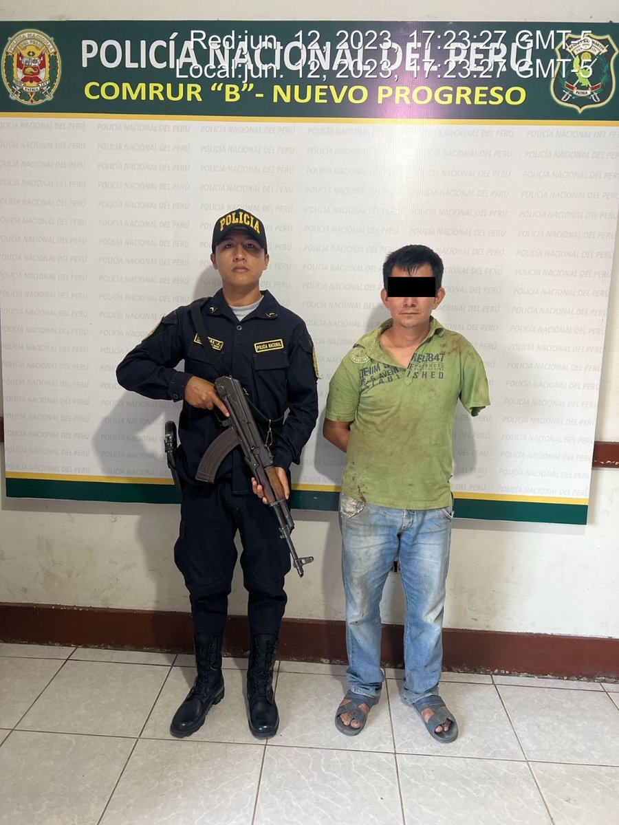 Policía Nacional Del Perú On Twitter Sanmartín📸 Un Sujeto De 35