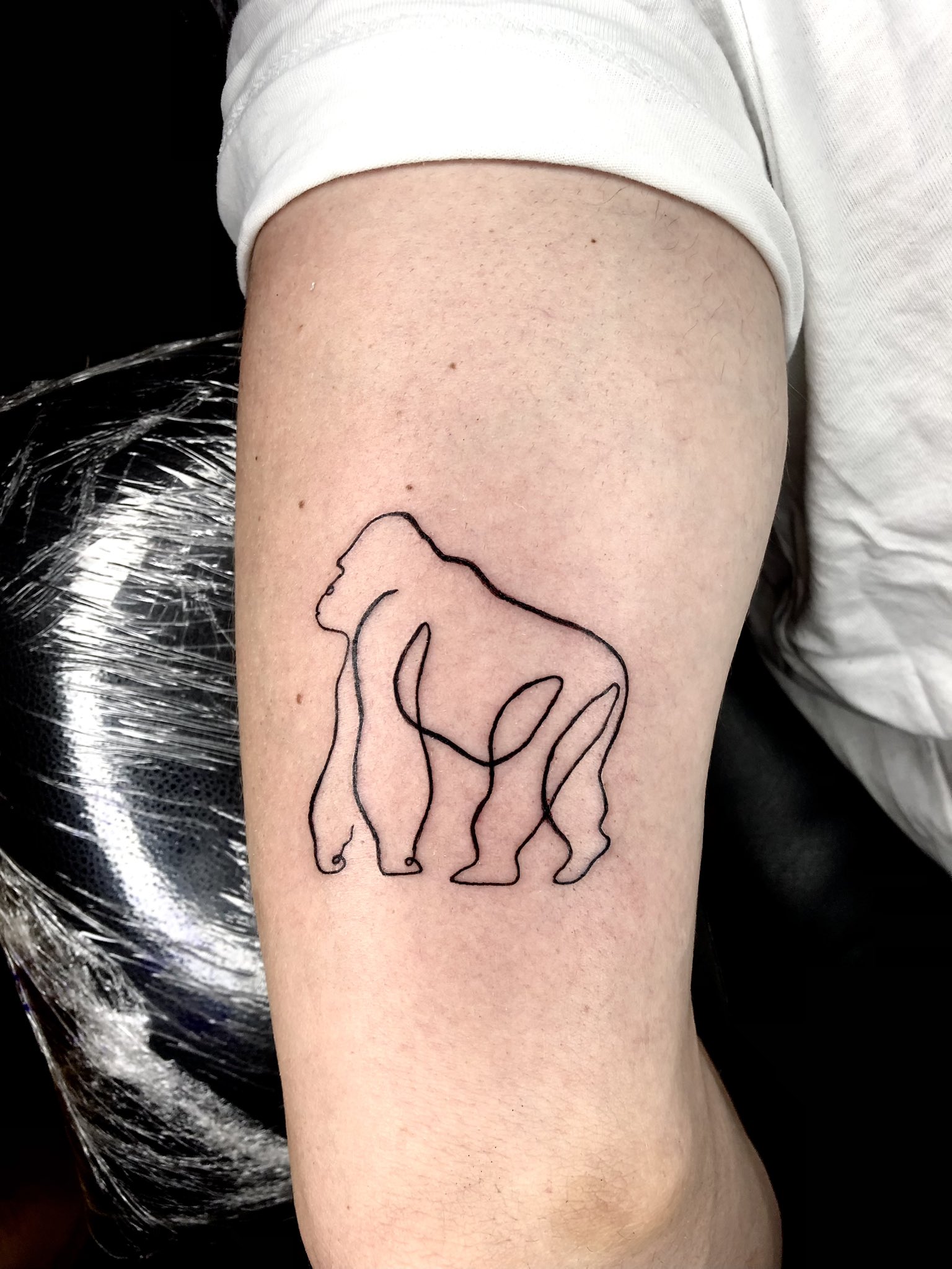 Silverback Gorilla Tattoos