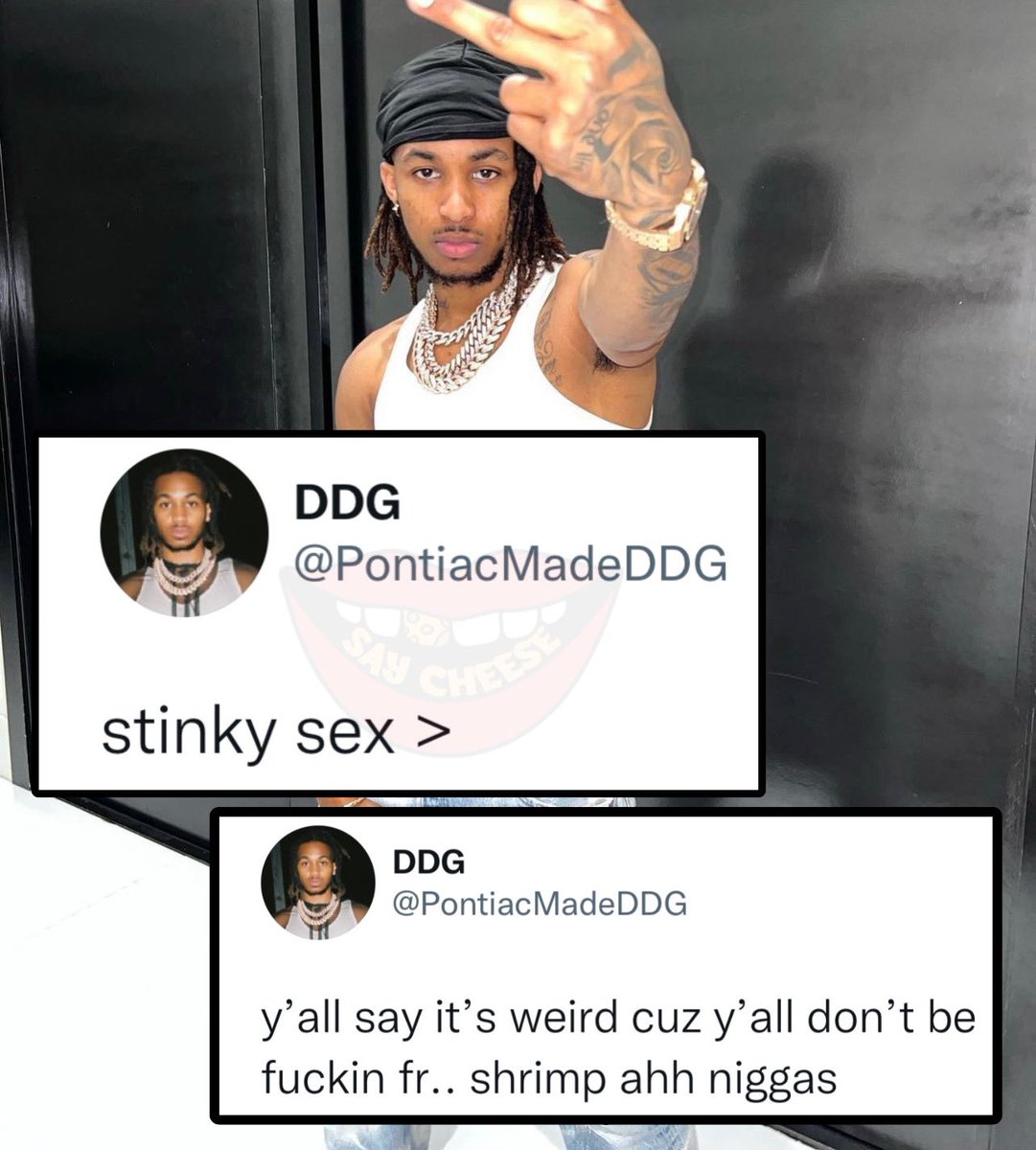 Say Cheese ππ§ On Twitter Ddg Says He Enjoys βstinky Sex