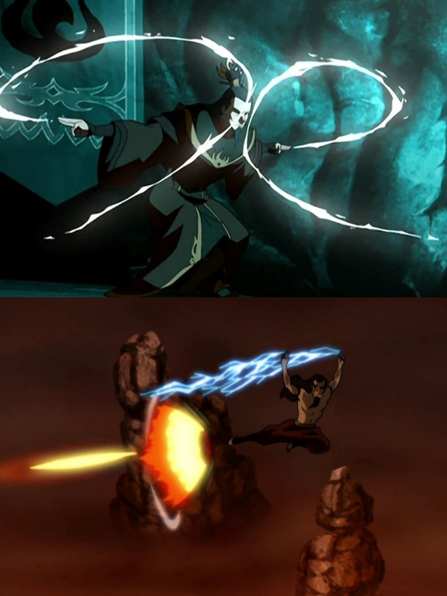 Lightning Bending Avatar Mako's Lightning Bending Is