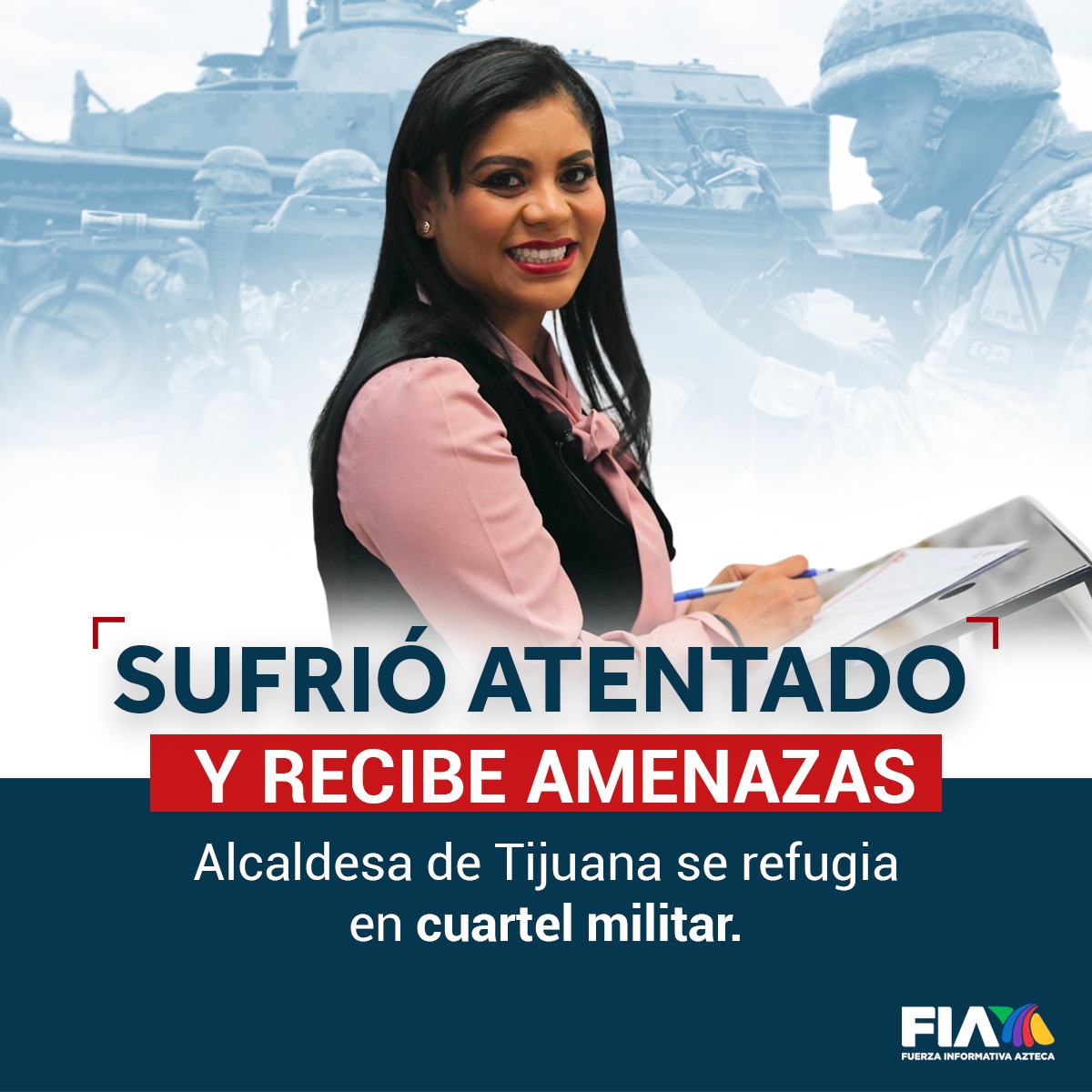 Fuerza Informativa Azteca On Twitter La Alcaldesa De Tijuana Baja