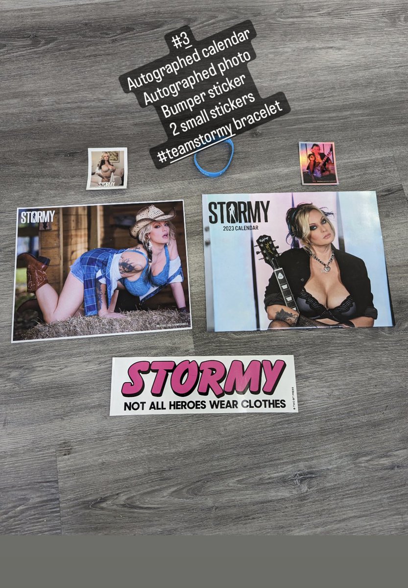 Stormy Daniels on Twitter: "New packages just added! Very limited number of these items. https ...