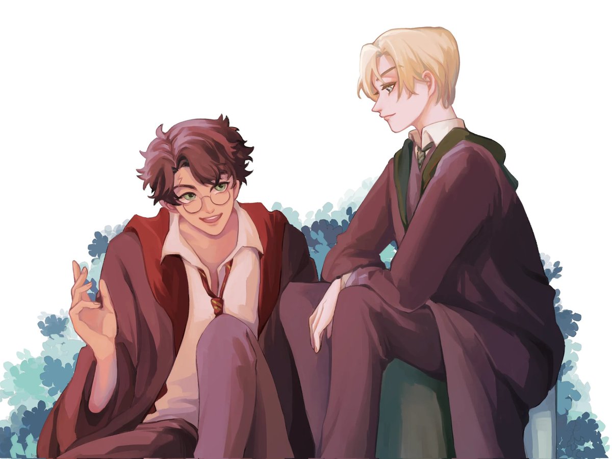 「8th year drarry chatting idk #drarry #h」|なまこのイラスト
