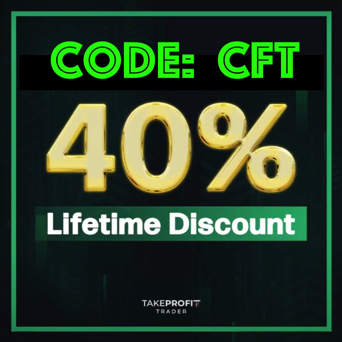 Canadian Futures Trader on Twitter: "Take Profit Trader 40% off + Free 2nd Evaluation on Passing ...