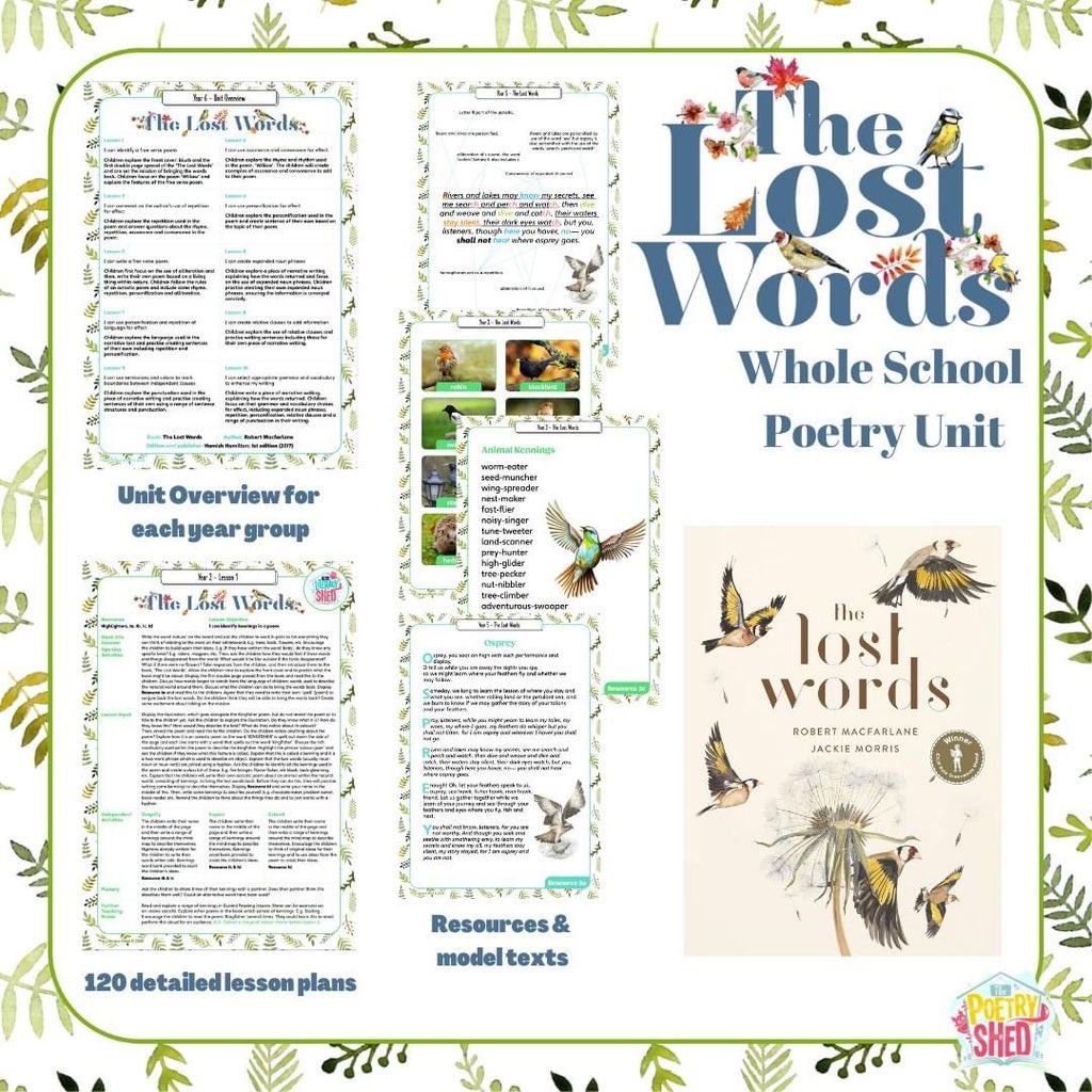 Rob Smith on Twitter: "Whole school poetry project based on The Lost ...