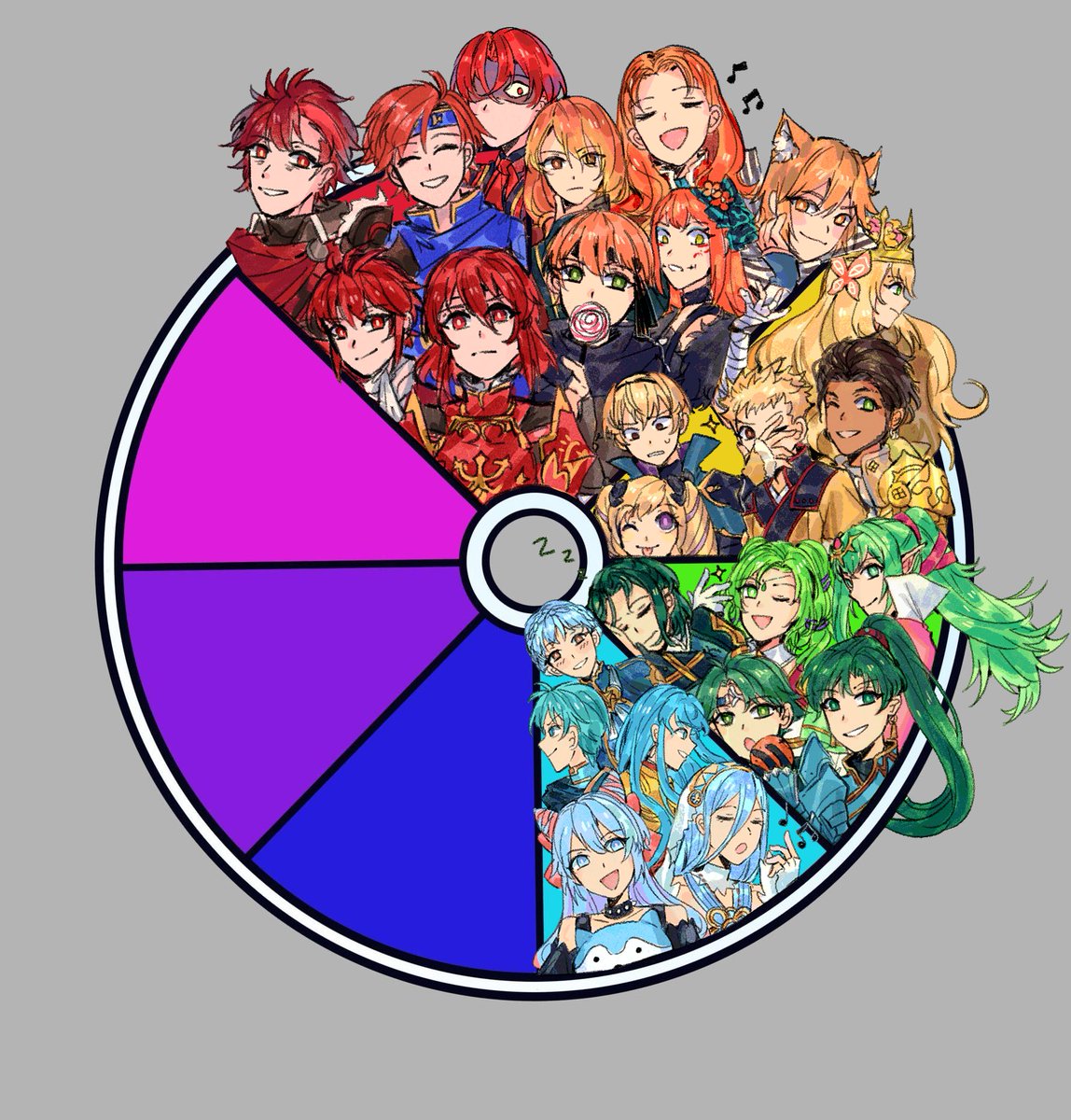 Mal 🏹🔮 Alear Handholder On Twitter Oops All Protags And A Lil
