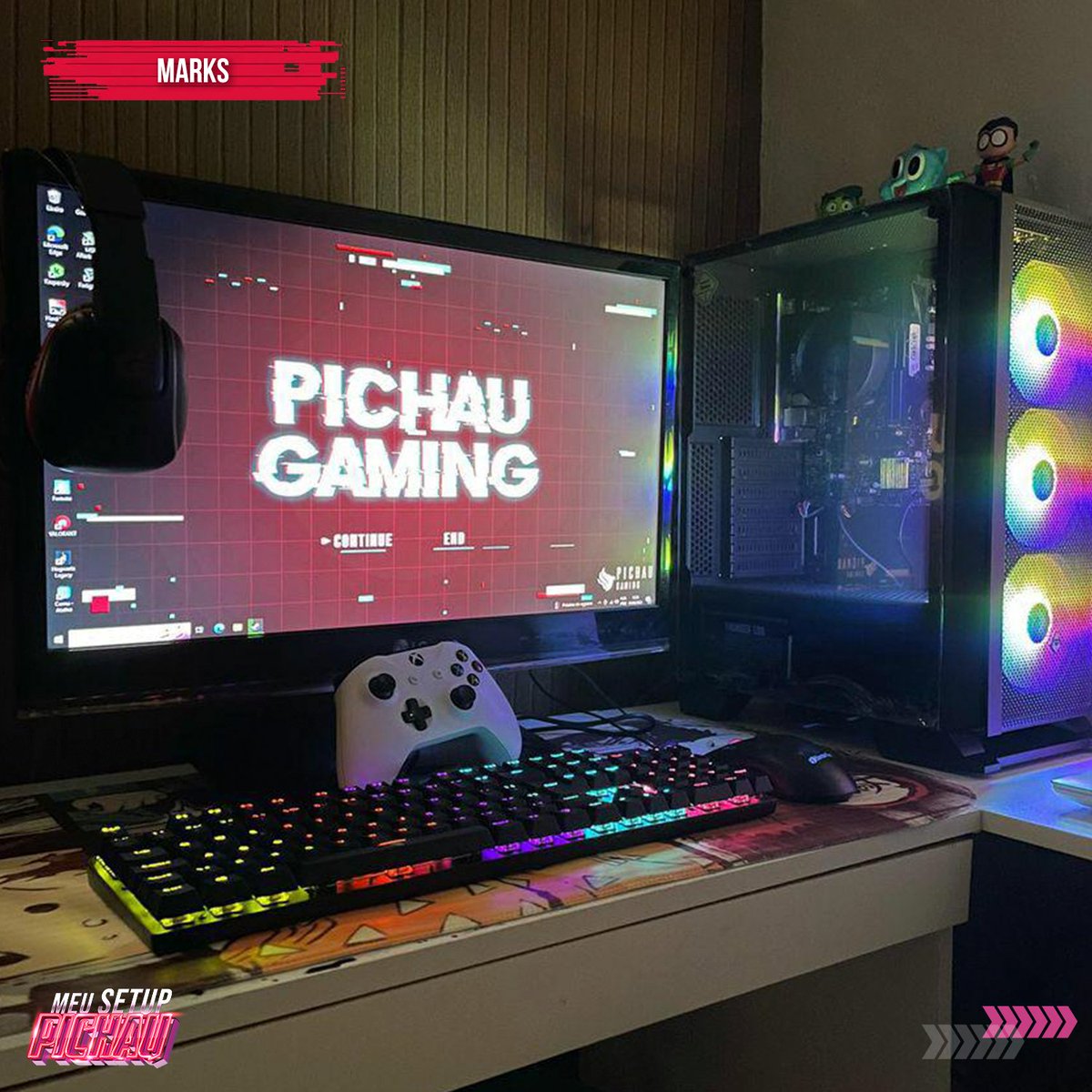 pombo on Twitter: "Meu Setup na Pichau passando na timeline com os setups mais brabos que você ...