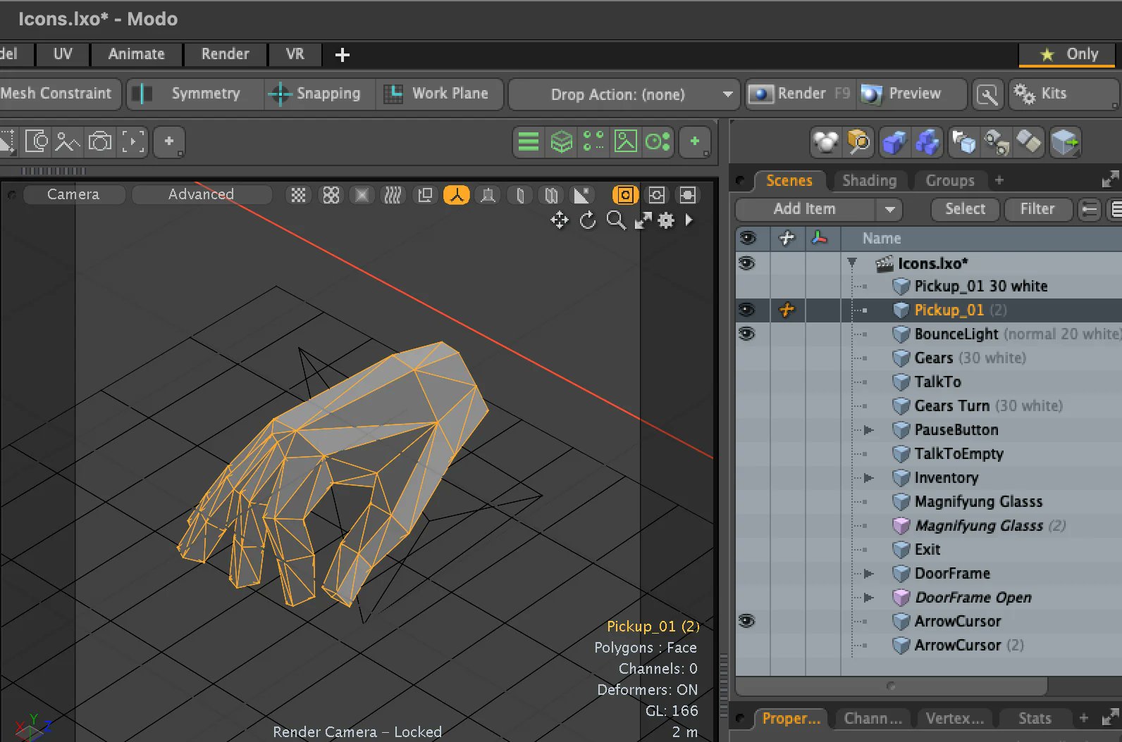 Jussi Kemppainen on Twitter: "The game’s cursors are in low polygon style and created in modo ...
