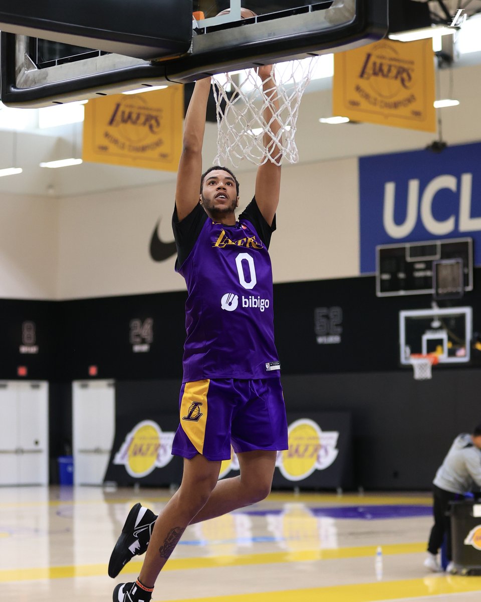 Los Angeles Lakers on Twitter: "Taylor Funk, Jamarius Burton, Nathan Mensah & Taevion Kinsey"